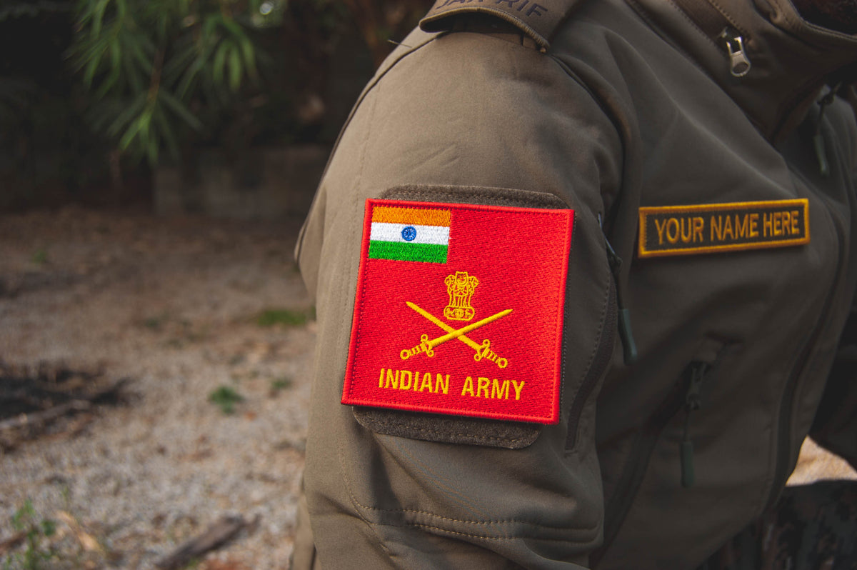 Embroidered Military Patches | Indian Defense Forces Collection – Olive ...