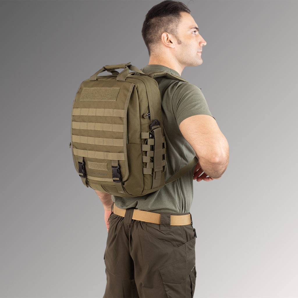 Military Laptop Backpack | For Upto 15" Laptop – Olive Planet