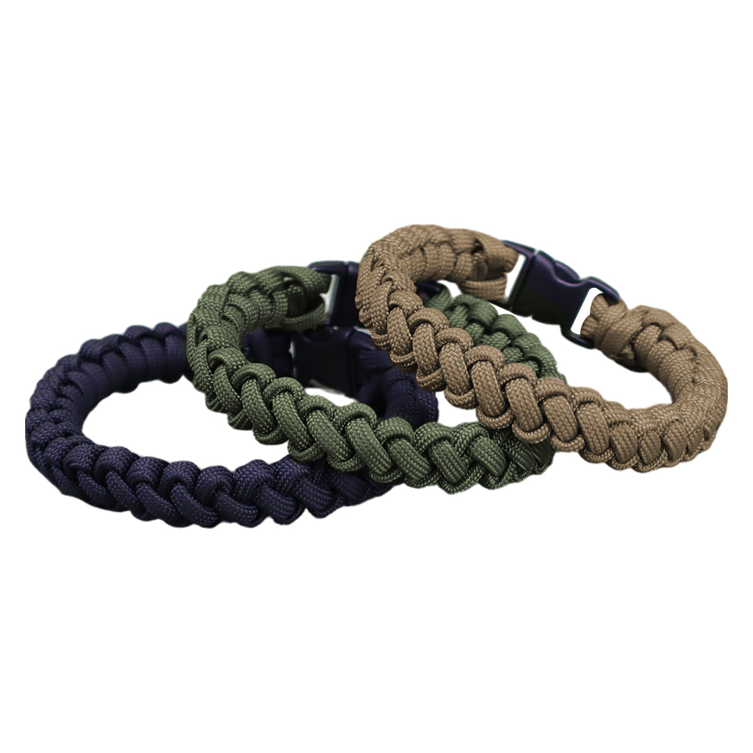 Paracord 550 Bracelet | Bootstrap Weave – Olive Planet