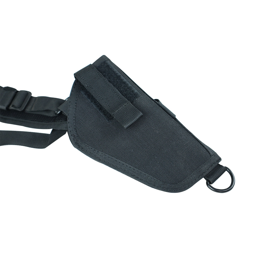 Shop Premium Black Right-Handed Shoulder Holster At Olive Planet