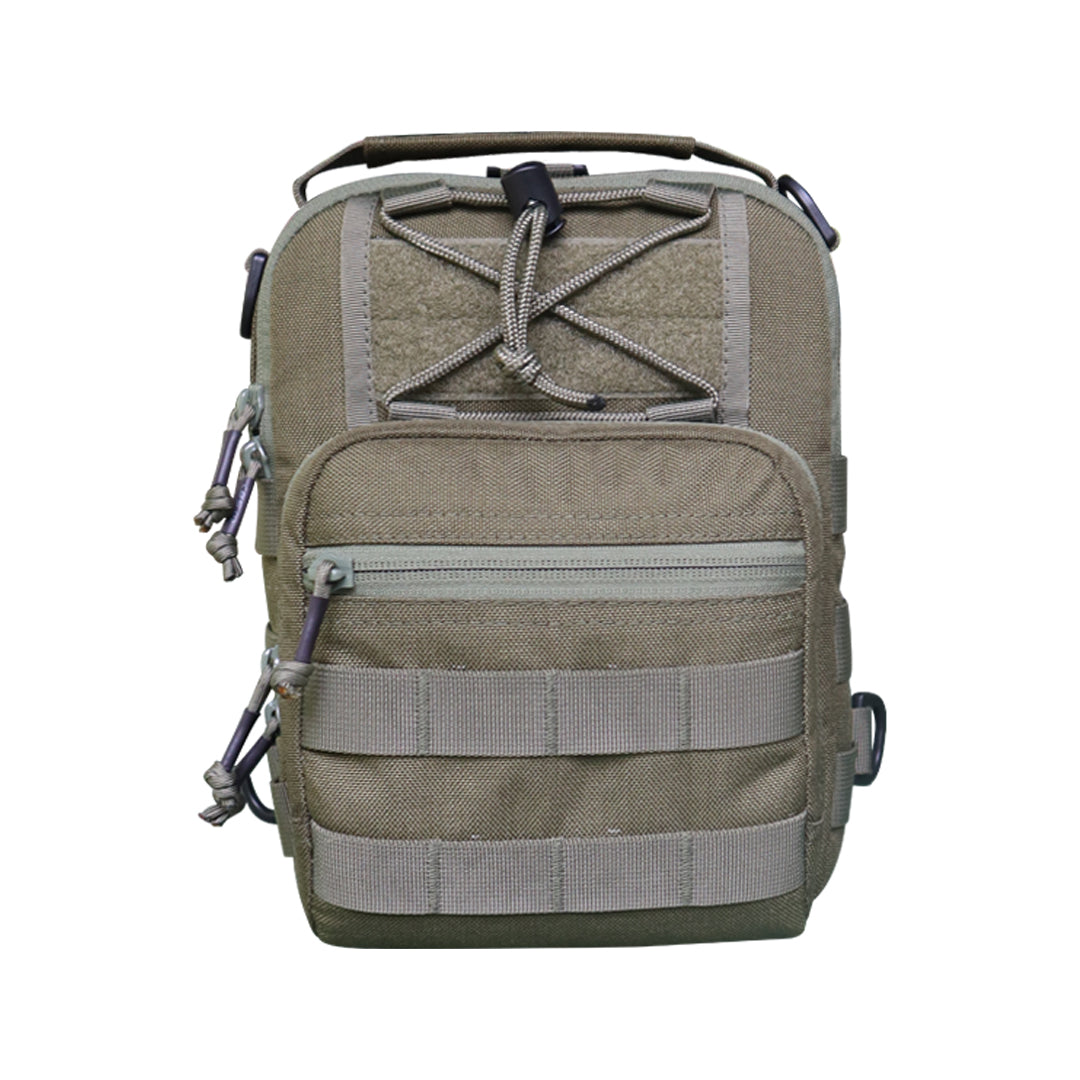 Tactical Mini Crossbody Sling Bag | Olive Green and Black – Olive Planet