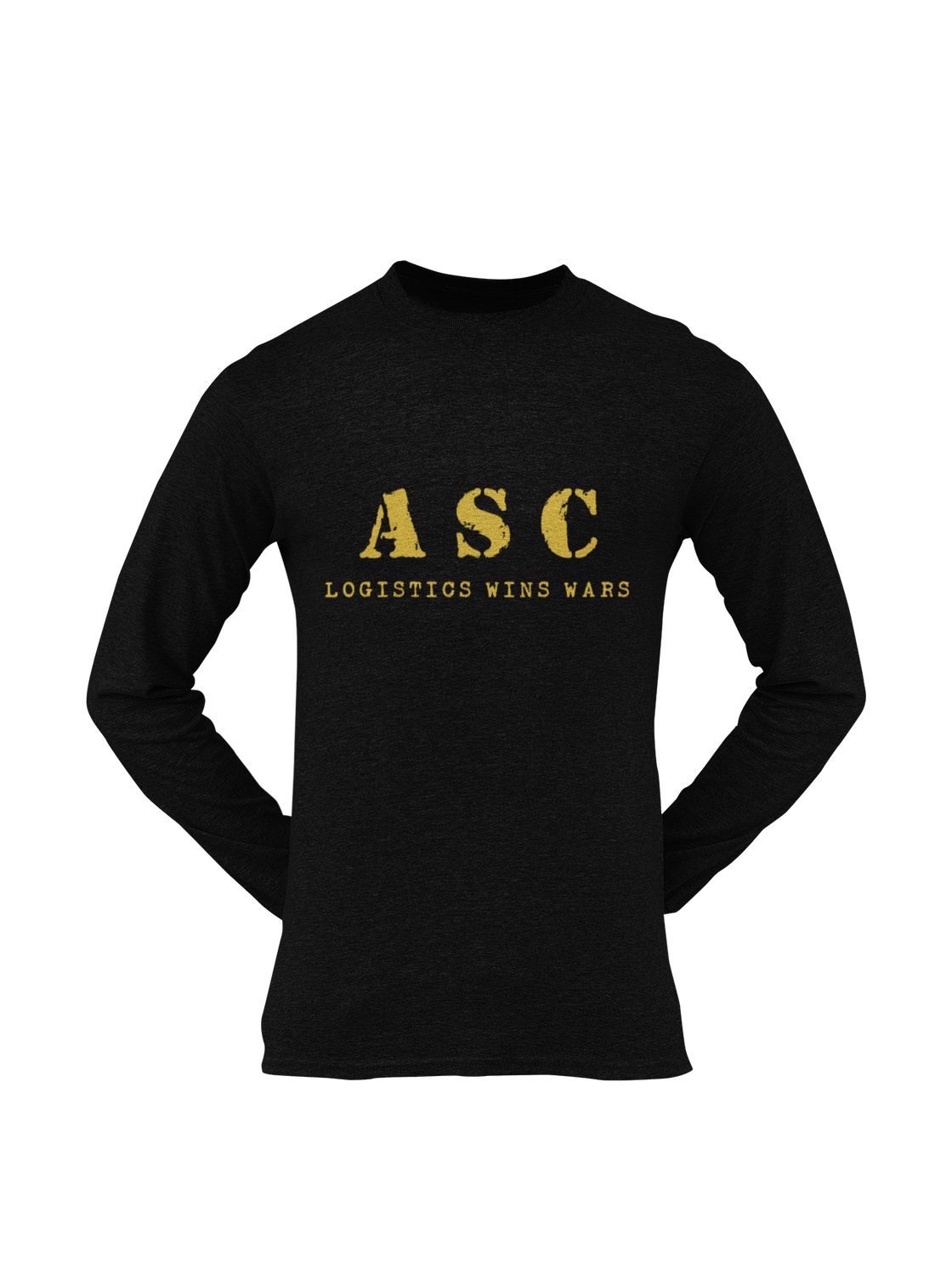 Men's Army Full Sleeve T-shirt | ASC | Logistics Wins Wars – Olive Planet